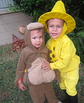 Man in the Yellow Hat Boy's Costume