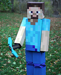 Minecraft Diamond Armor Steve Costume - Photo 3/8