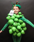 Homemade Grapes Costume for Girls | DIY Costumes Under $35