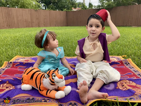 Creative DIY Aladdin and Jasmine Costumes