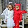 Two Devilish Angels - Halloween Costume Ideas for Twins | Original ...